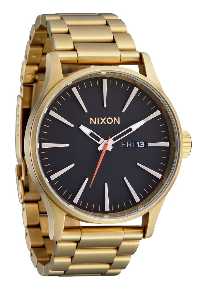 NIXON - Sentry Stainless Steel - Yellow Gold / Black