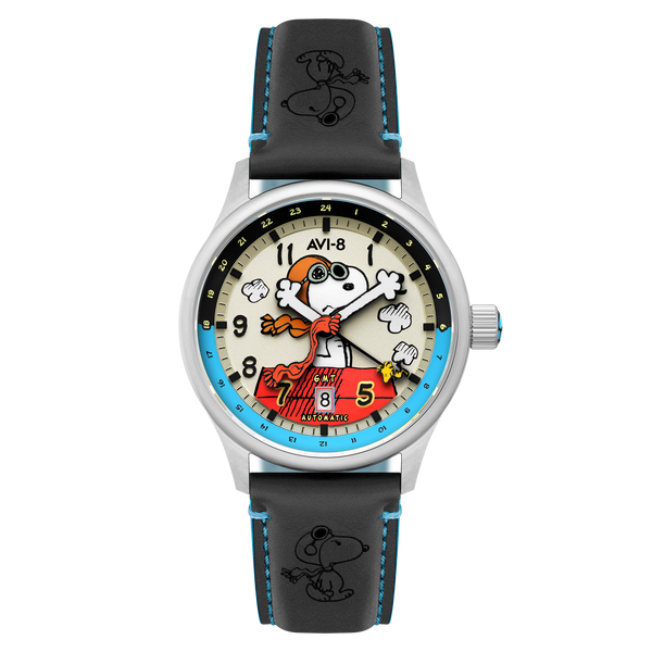 AVI-8 Hawker Hurricane Kent Gmt Automatic Peanuts Snoopy Flying Ace Li