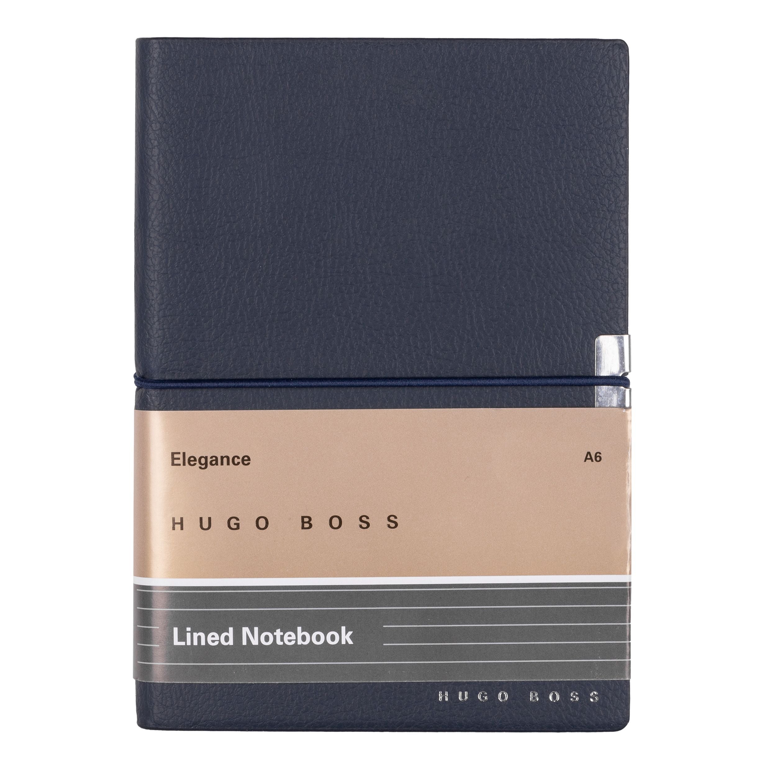HUGO BOSS HNM124NL-Notebook A6 Elegance Storyline Navy Lined