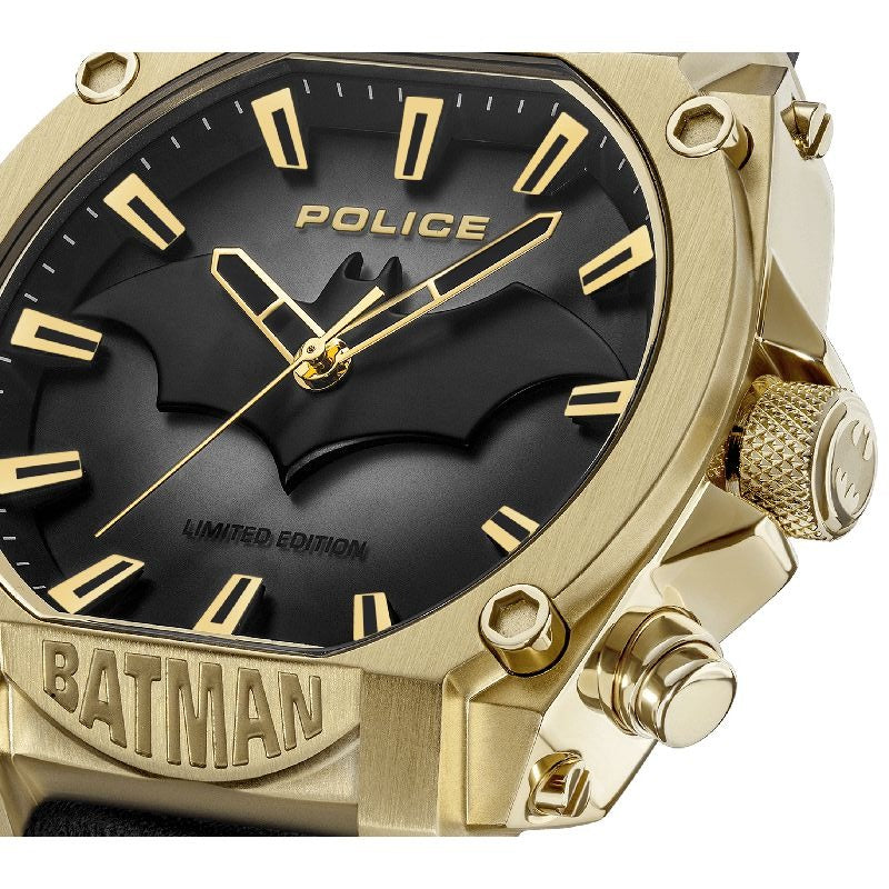 Buy Police 'FOREVER BATMAN' Edition Gold Case Men's Watch ...